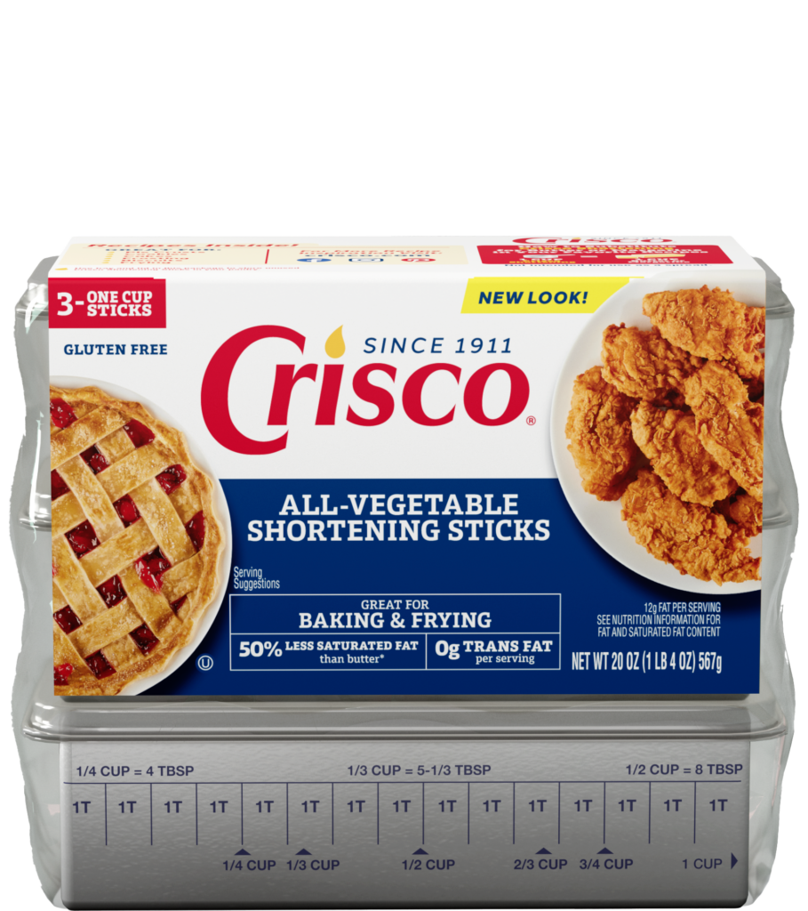 Butter Flavor All-Vegetable Shortening Baking Sticks - Crisco®