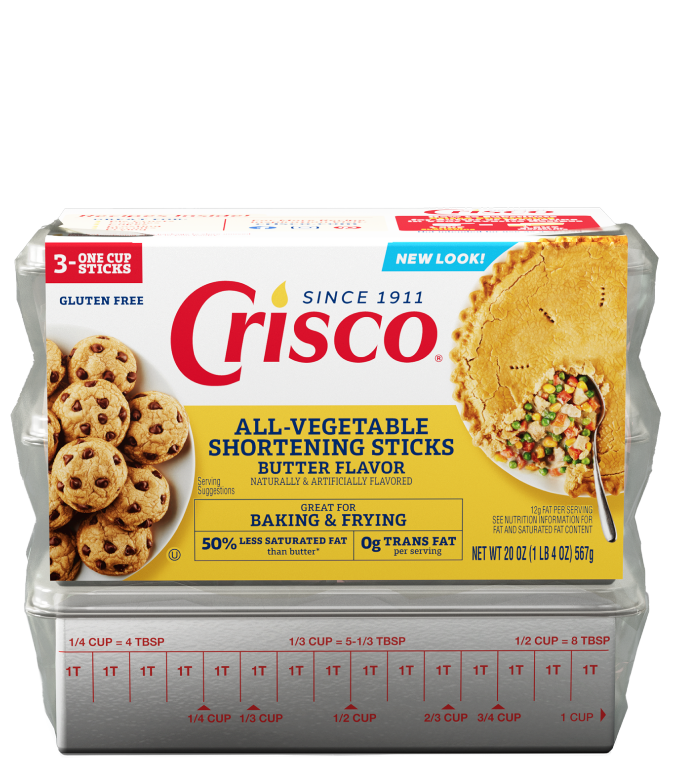 All-Vegetable Shortening Baking Sticks - Crisco®